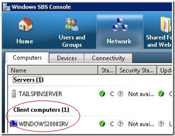 Why Does My SBS 2008 Premium Second Server Display as a Client Computer ...