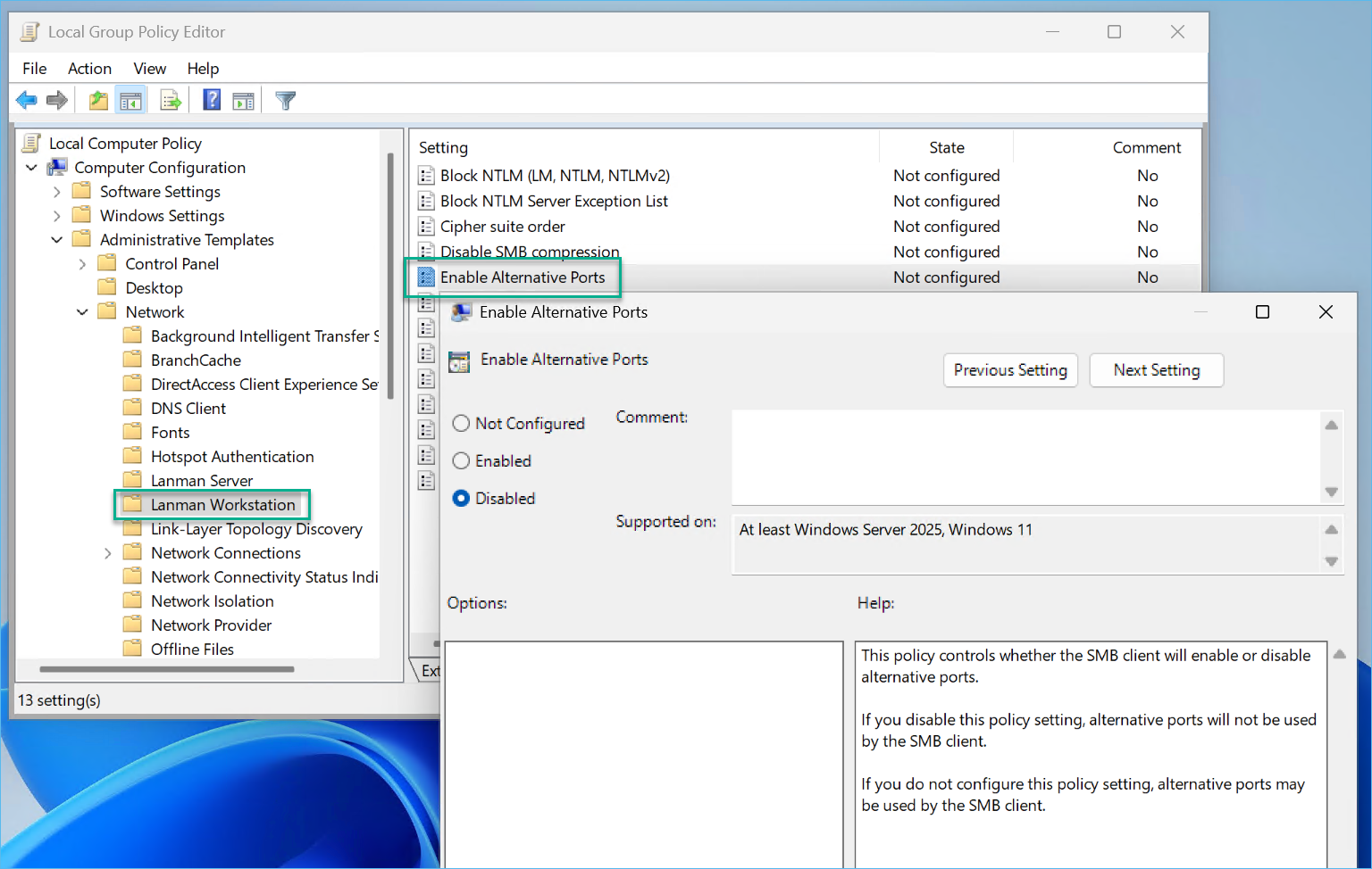 SMB alternative ports now supported in Windows Insider | Microsoft ...