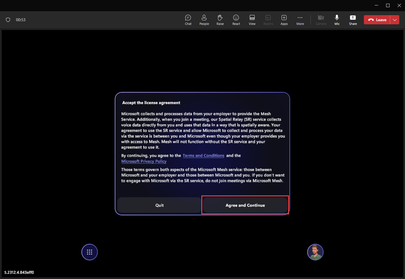 Teams Meeting: Unable to Connect to Immersive Spaces | Microsoft ...