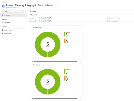 Turn on Memory Integrity via Intune | Microsoft Community Hub
