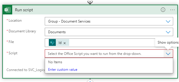 Permissions Required to Run Excel Scripts in Logic Apps | Microsoft ...