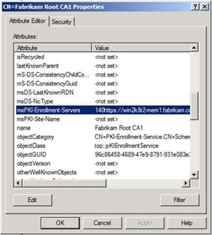 Enabling CEP and CES for enrolling non-domain joined computers for ...