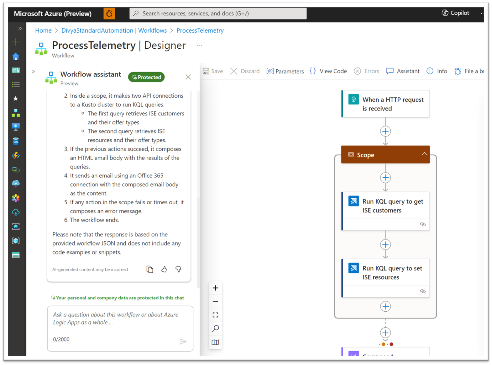 📢 Azure Logic Apps (Standard) workflow assistant - Public Preview 🎊 | Microsoft Community Hub