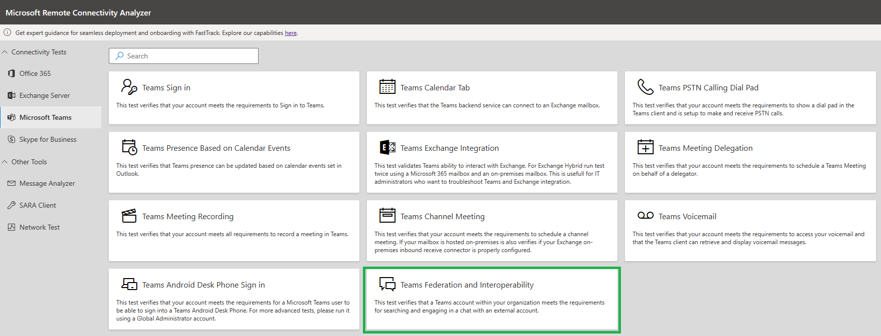 New Diagnostic: Teams Federation and Interoperability Diagnostic now available in MRCA ...