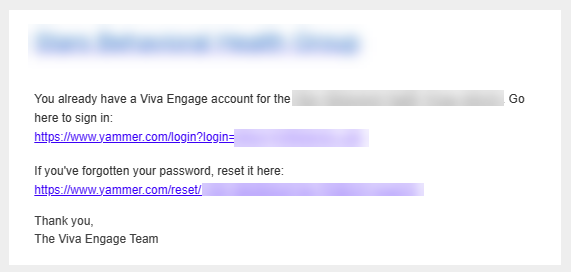 Users Receiving Emails Asking to Login to Viva Engage | Microsoft ...