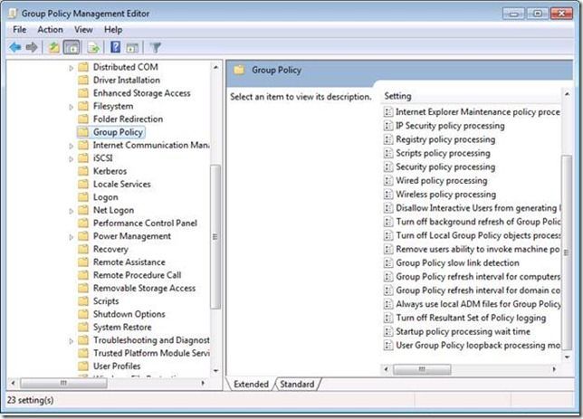Group Policy Preferences Logging and Windows 7 | Microsoft Community Hub