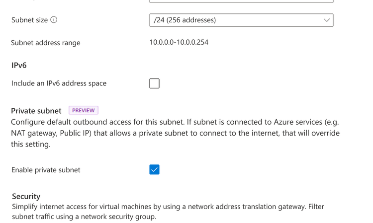 Secure your subnet via private subnet and explicit outbound methods | Microsoft Community Hub