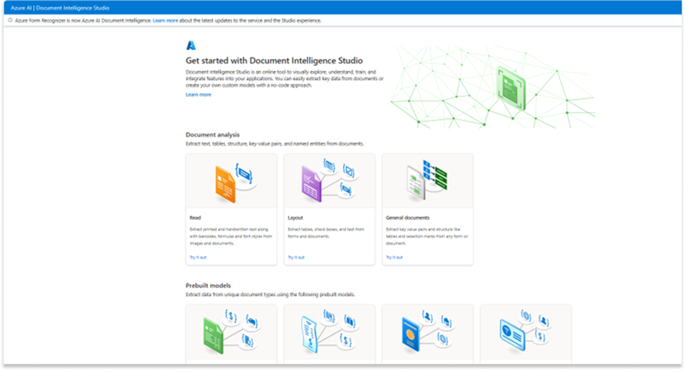 Document Intelligence preview adds query fields, new prebuilt models and other improvements ...