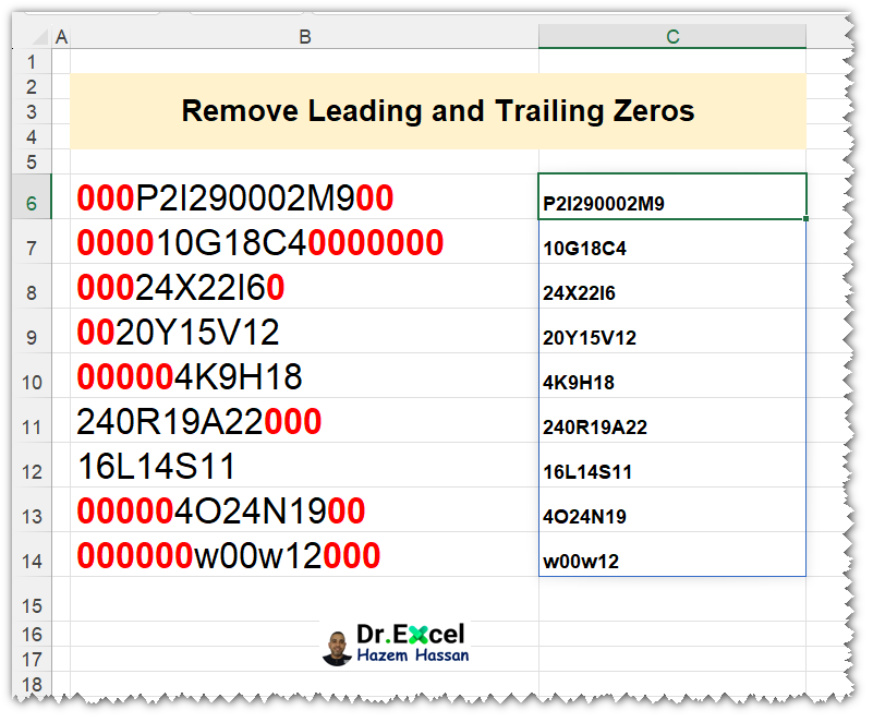 Leading and Trailing Zero in Excel | Microsoft Community Hub