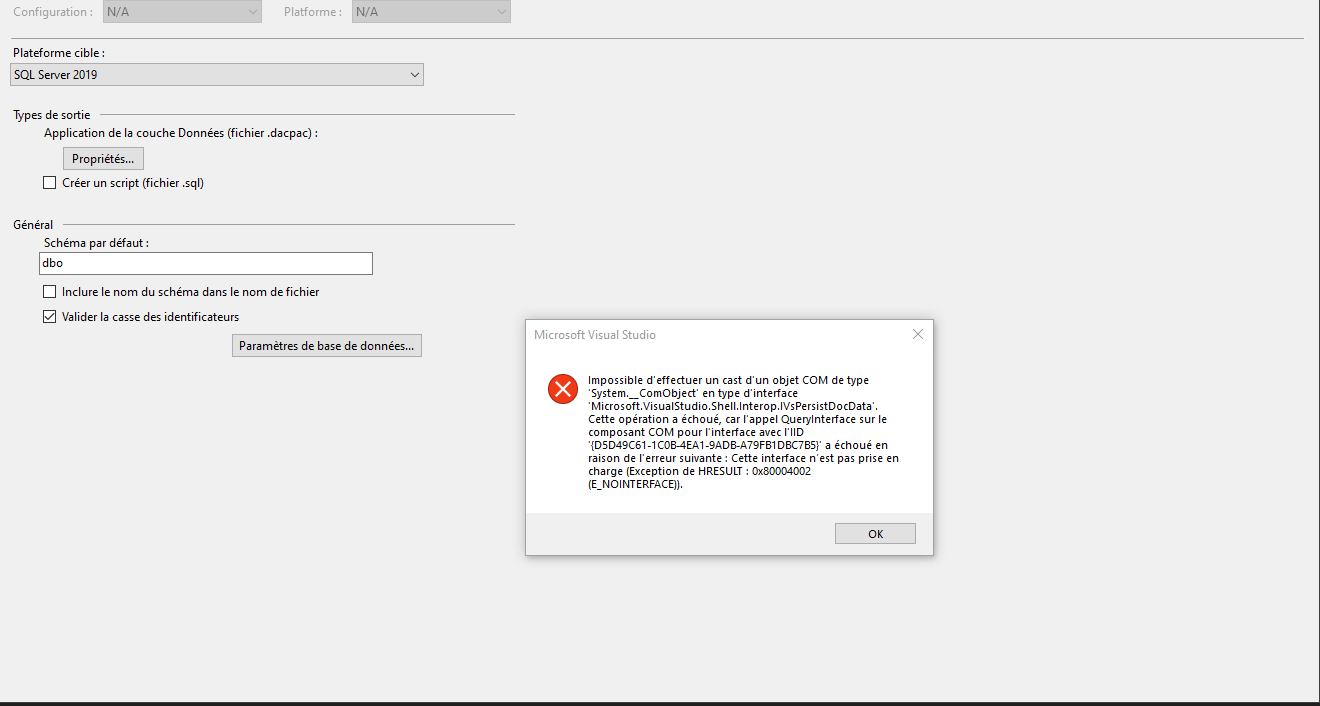 Unable to cast COM object of type 'System.__ComObject' to interface ... Unable to cast COM object of type 'System.__ComObject' to interface ...