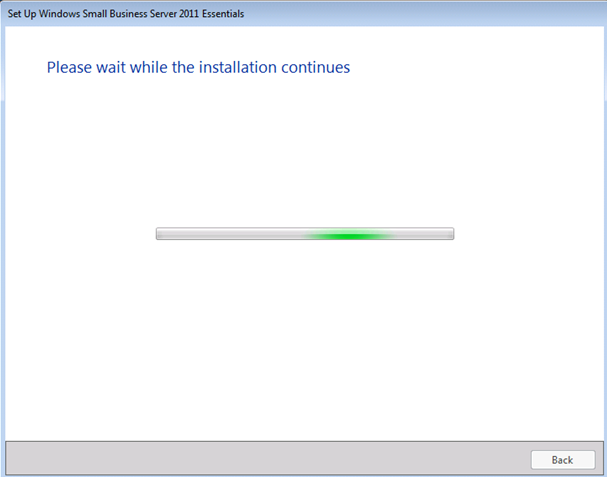 Sbs 2011 Essentials Setup Hangs While Waiting For Dhcp Address