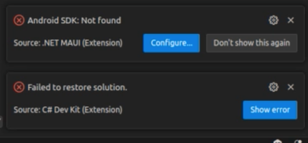 .NET MAUI on Linux with Visual Studio Code
