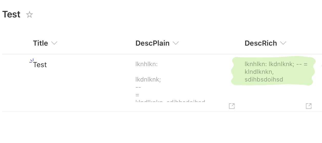 Formatting bug w. "Multiple lines of text" (Rich text) | Microsoft ...