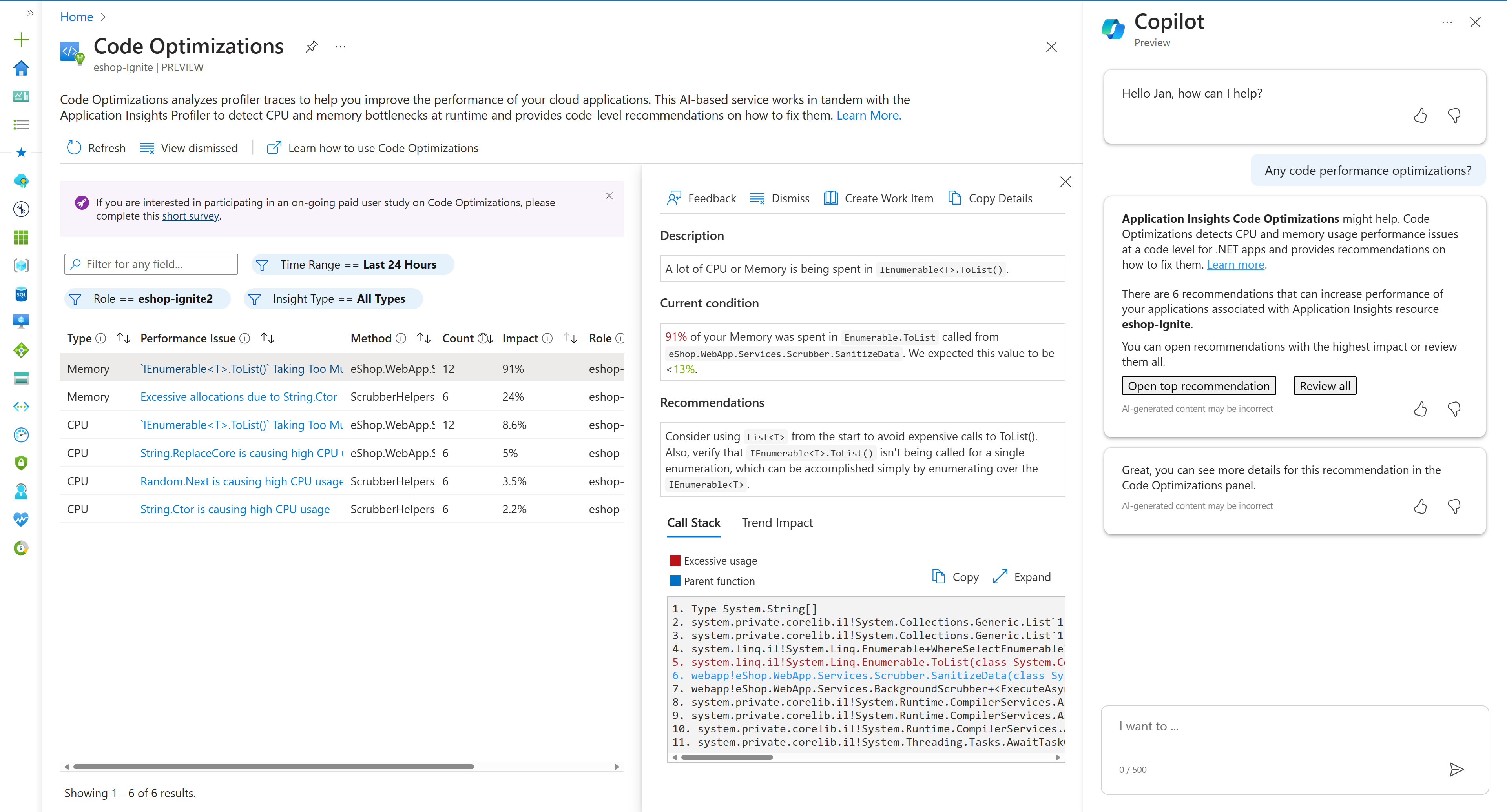Identify and solve performance issues faster with App Insights Code ...