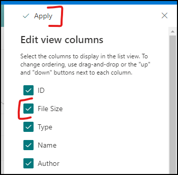 Add File Size Column | Microsoft Community Hub