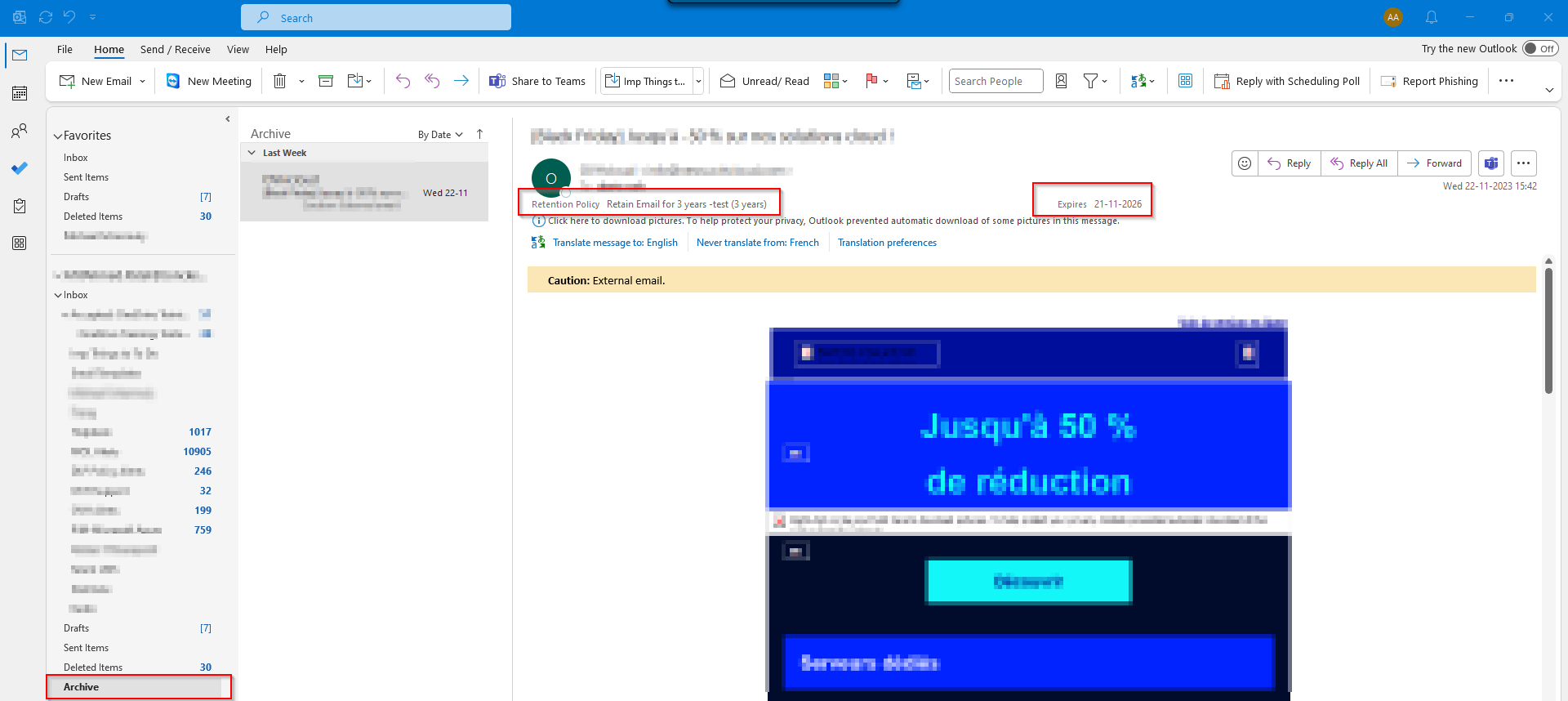 Mail Retention Policy For Archive M365 Data Lifecycle Management Microsoft Community Hub 