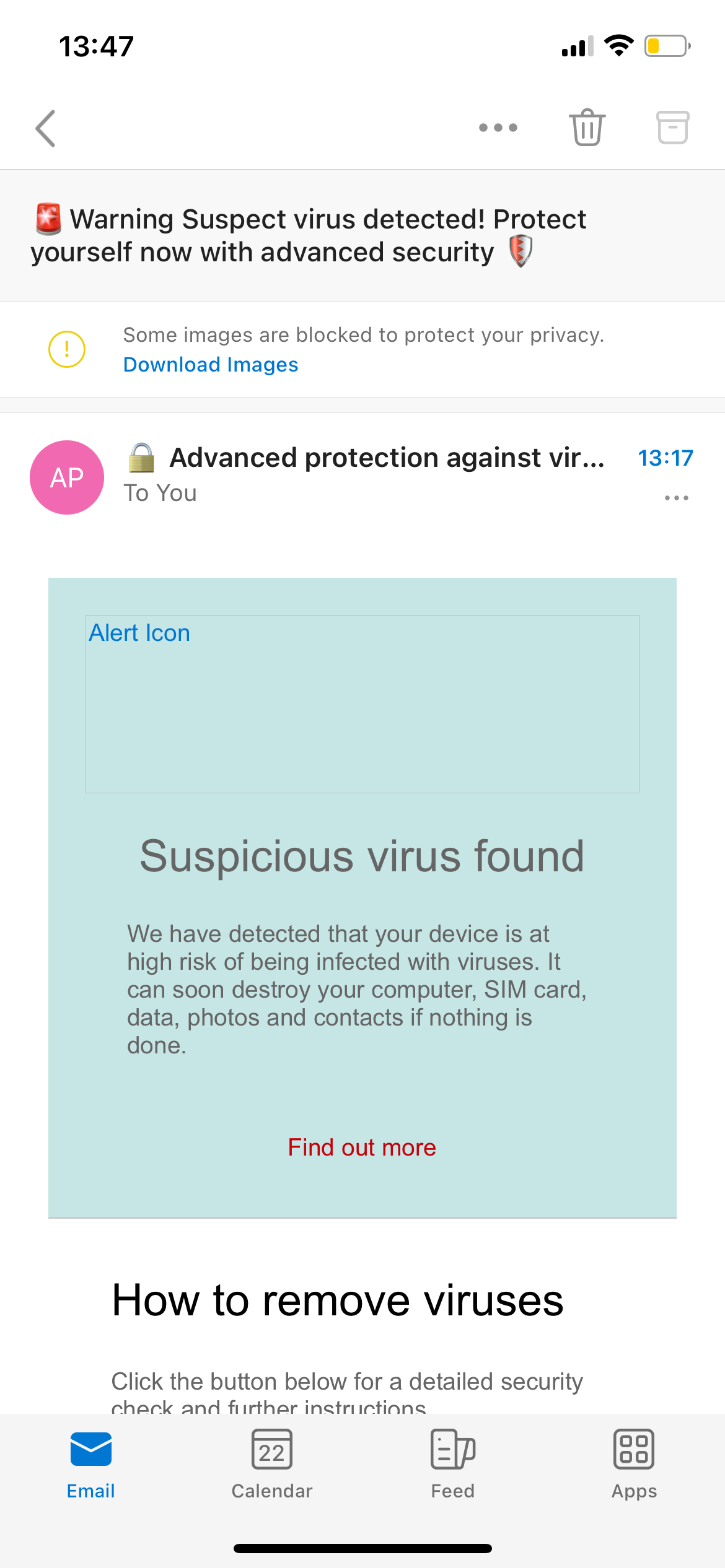 Blocking junk emails when senders email address is spoofed and hidden ...