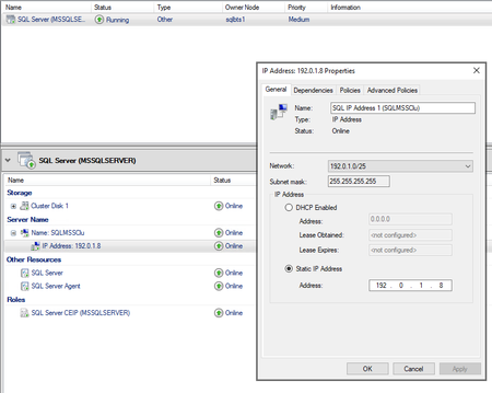Clustering the BizTalk EntSSO Master Secret Server, SQL and MSDTC services on Azure IaaS